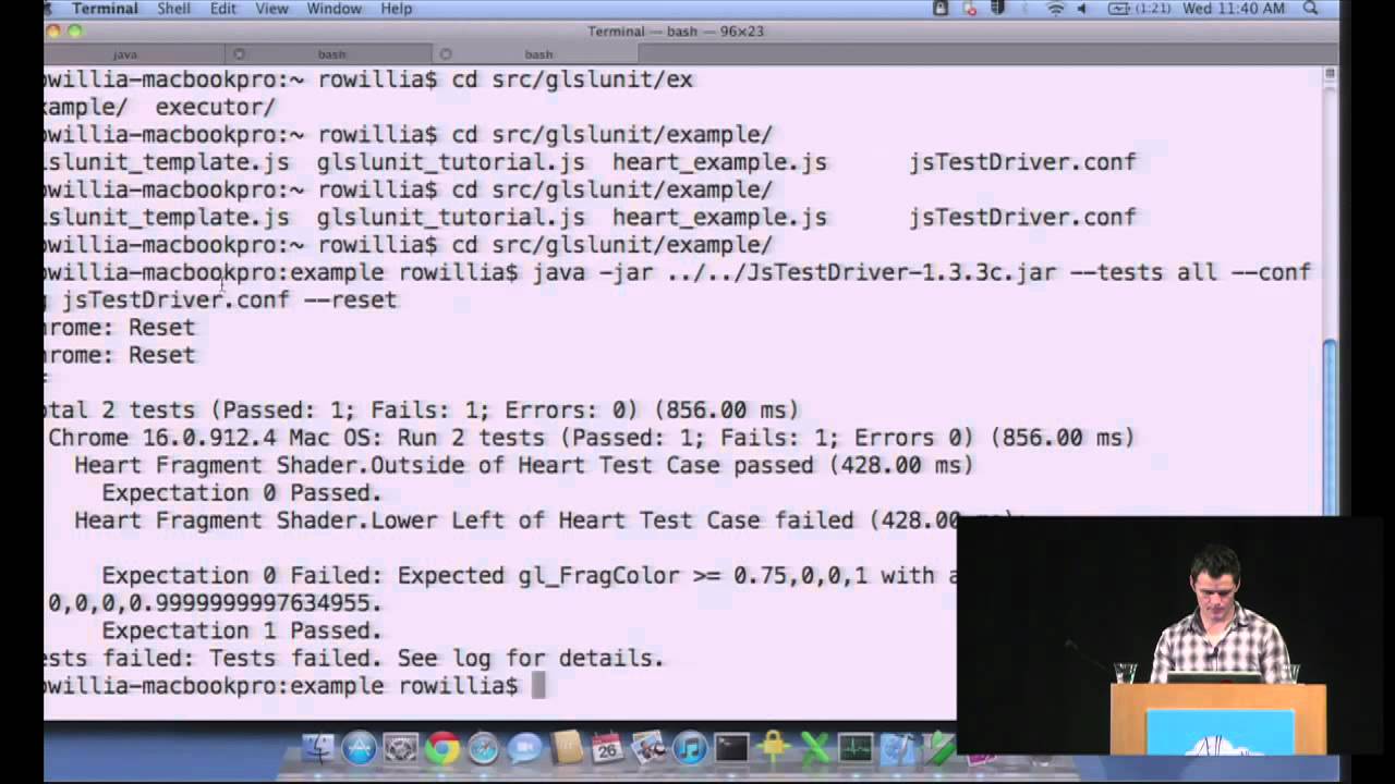 Developing and Testing WebGL