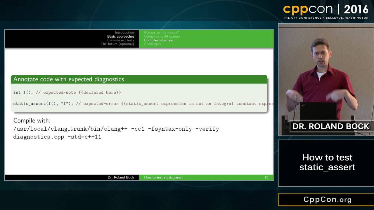 How To Test Staticassert